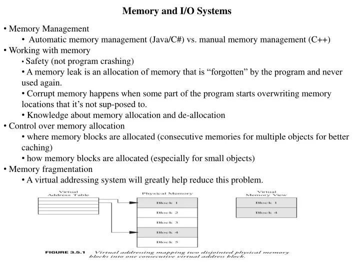 PPT - Memory and I/O Systems PowerPoint Presentation, free download ...