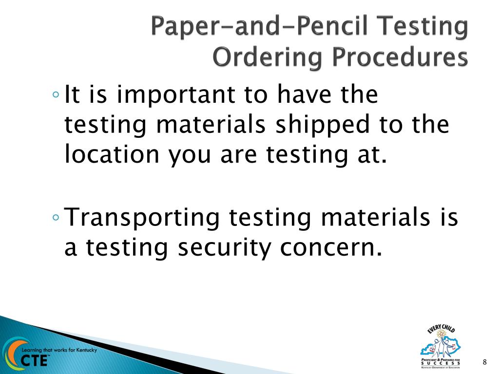 PPT - ACT WorkKeys Paper-and-Pencil Testing 2013-2014 PowerPoint ...