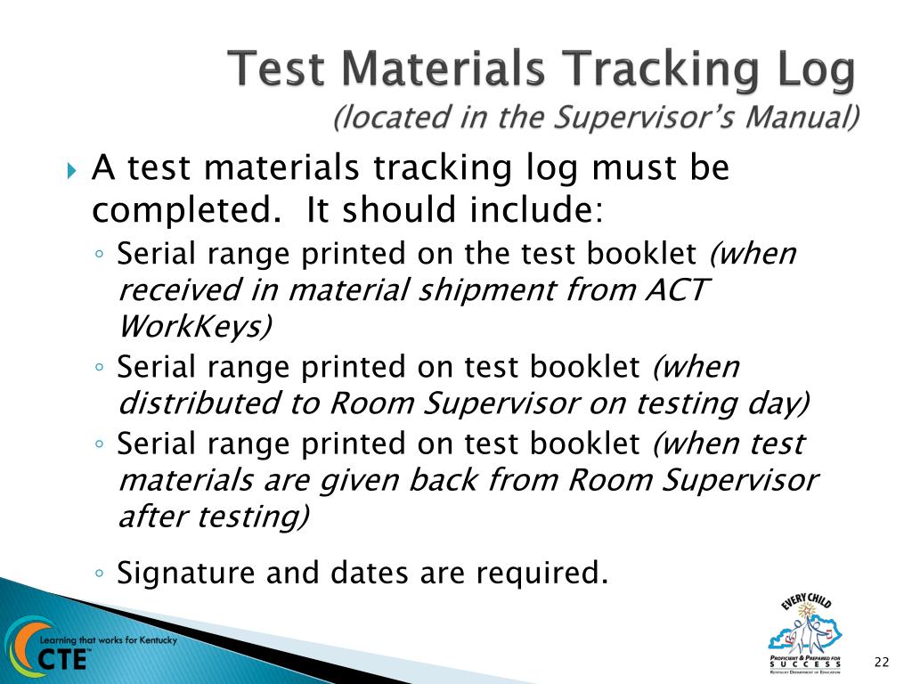 PPT - ACT WorkKeys Paper-and-Pencil Testing 2013-2014 PowerPoint ...