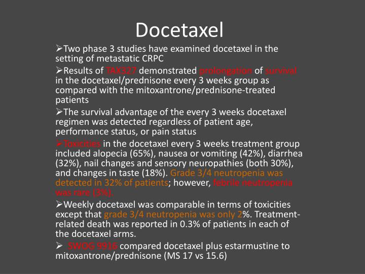PPT - Chemotherapy in prostate cancer PowerPoint Presentation - ID:1911358