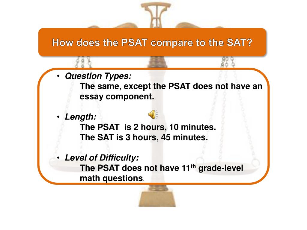 PPT - By taking the PSAT and the PLAN , you have already taken your ...