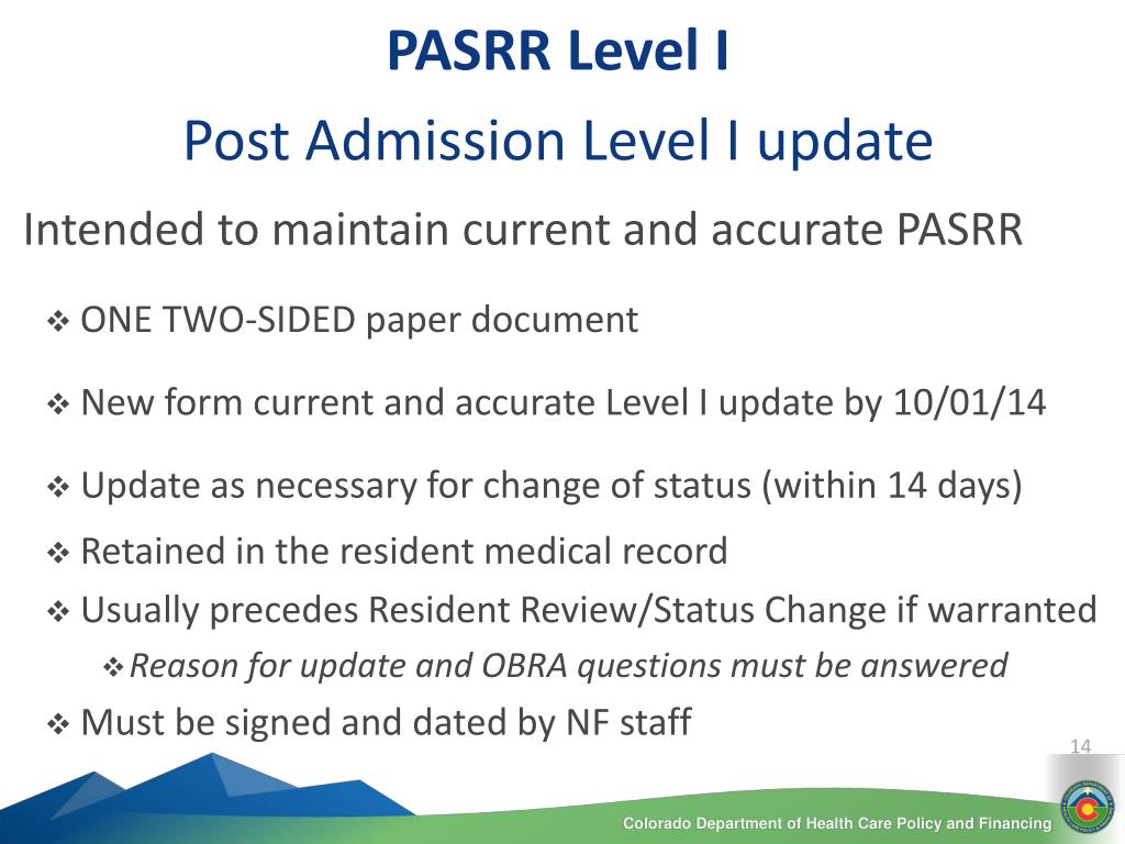PPT - Colorado Pre-Admission Screening and Resident Review PowerPoint ...