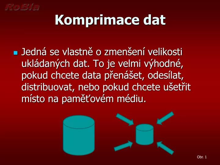 PPT - Komprimace dat PowerPoint Presentation, free download - ID:1912015