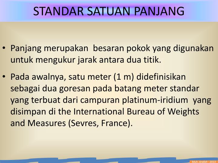 PPT - DIMENSI, BESARAN DAN SATUAN PowerPoint Presentation - ID:1912345