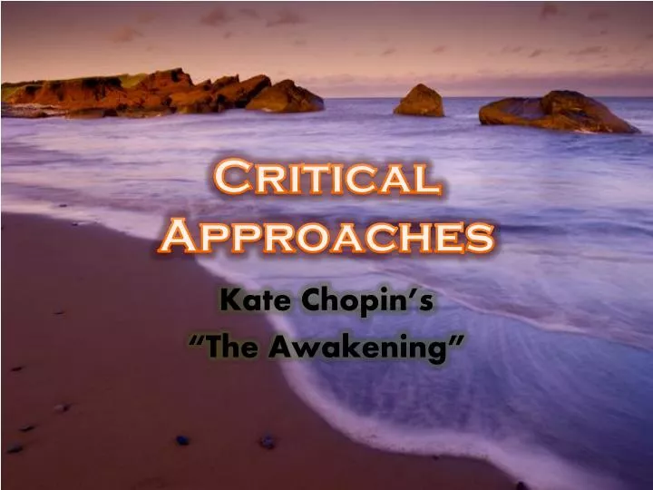 PPT - Critical Approaches PowerPoint Presentation, free download - ID ...