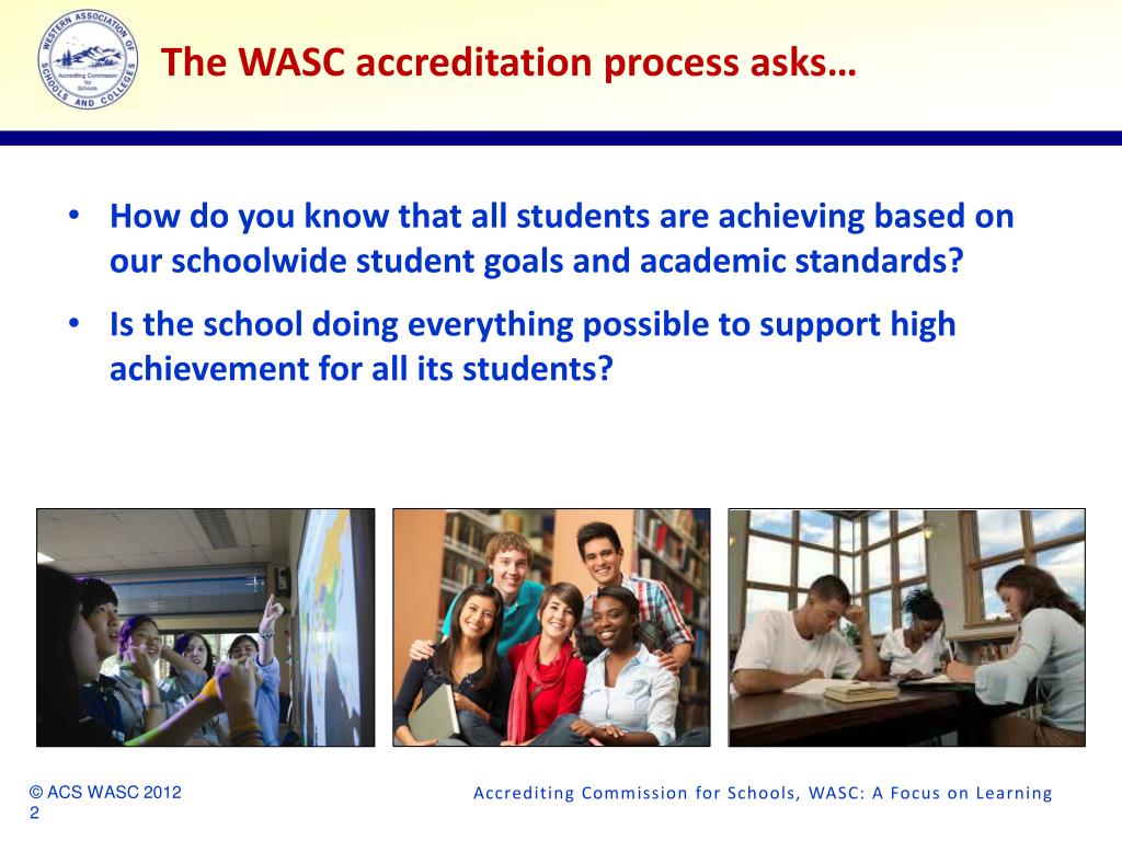 PPT - WASC Accreditation Report Presentation - [School Name] - [Visit ...