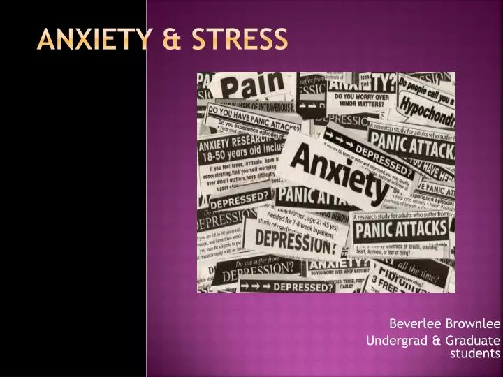 PPT - anxiety & Stress PowerPoint Presentation, free download - ID:1914098