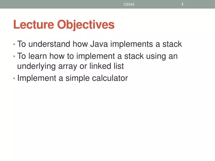 PPT - Lecture Objectives PowerPoint Presentation, free download - ID ...