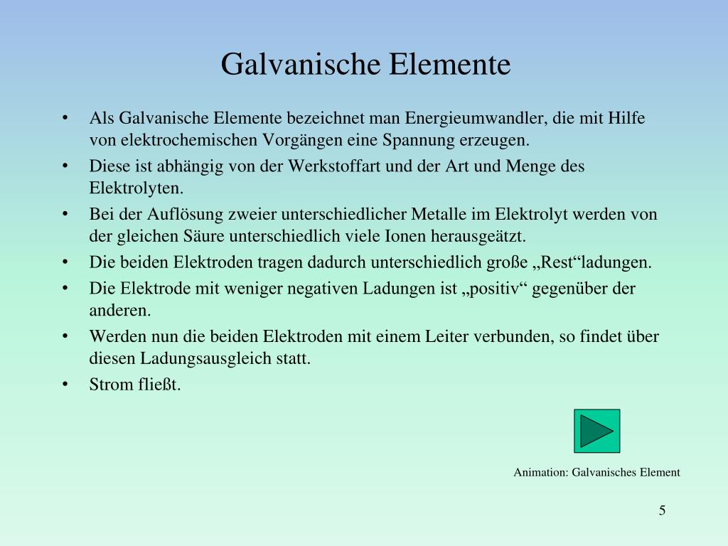 PPT - Stromquellen Wichtiges Grundwissen für den Lehramtsstudierenden ...