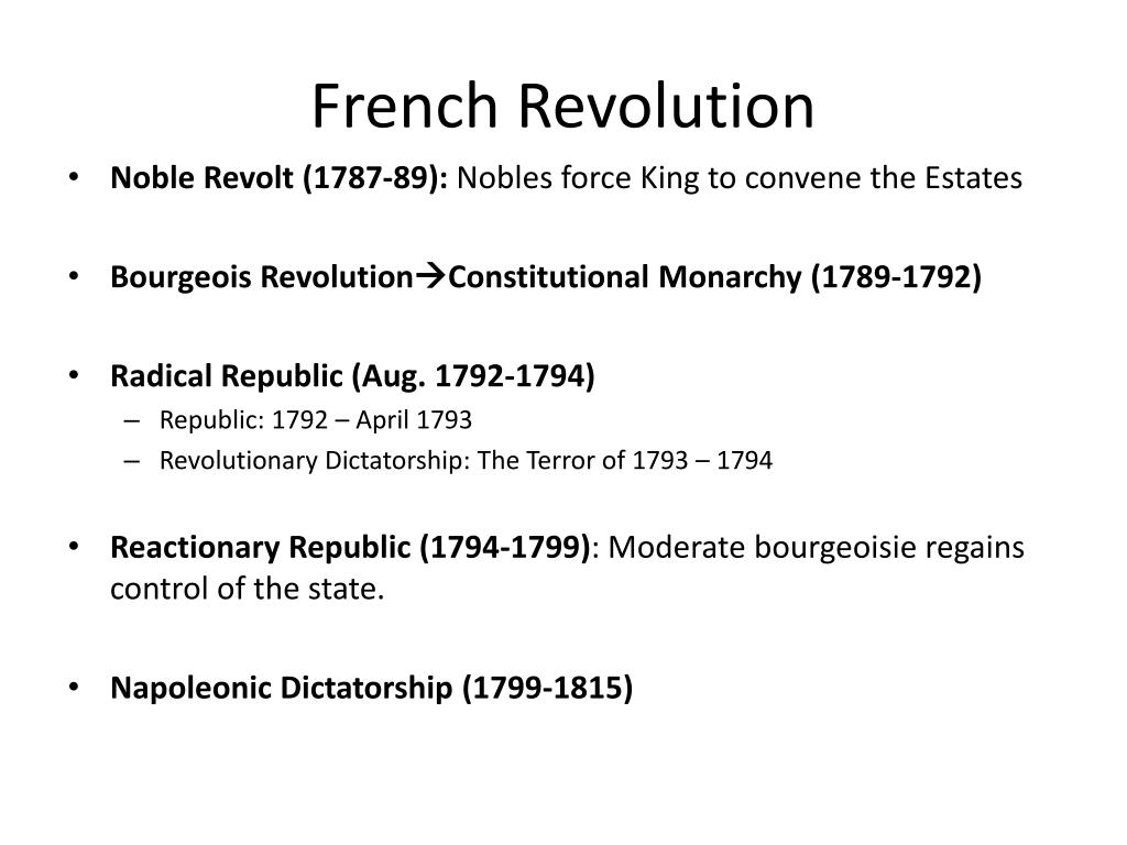 PPT - French and Haitian Revolutions PowerPoint Presentation, free ...