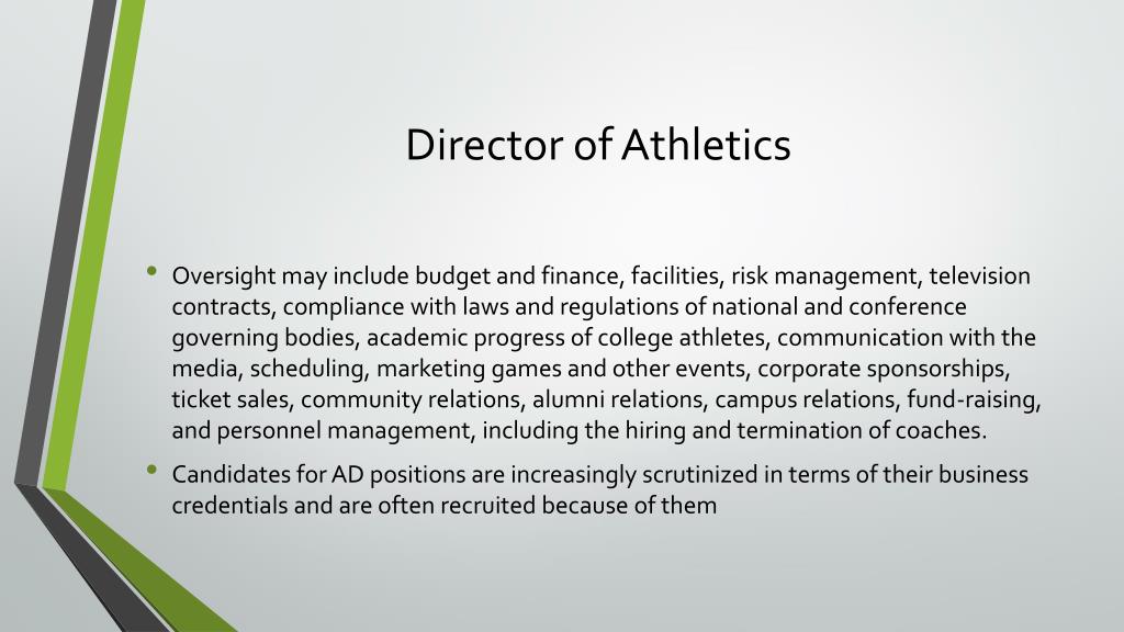 Ppt Chapter 7 Intercollegiate Athletics Powerpoint Presentation Free