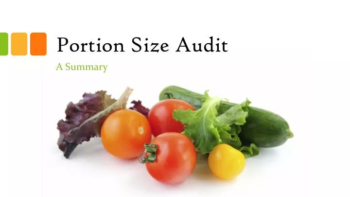 PPT - Portion Size Audit PowerPoint Presentation, free download - ID ...