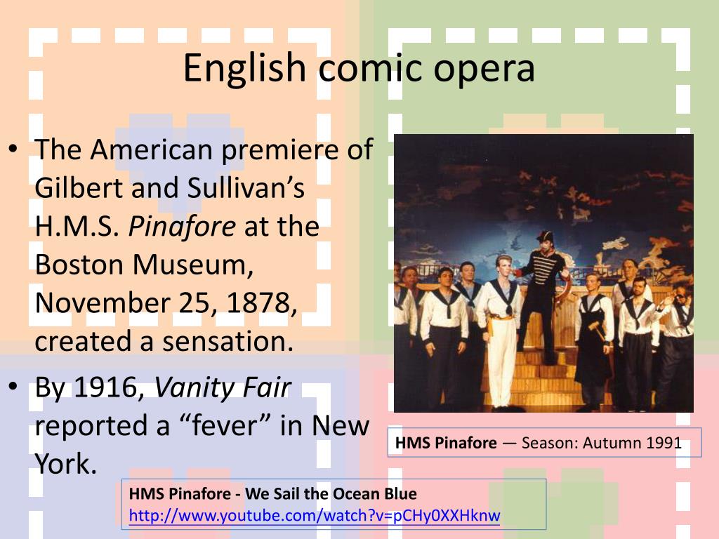 PPT - Broadway Musical Comic Opera And Operetta Week 6 PowerPoint ...
