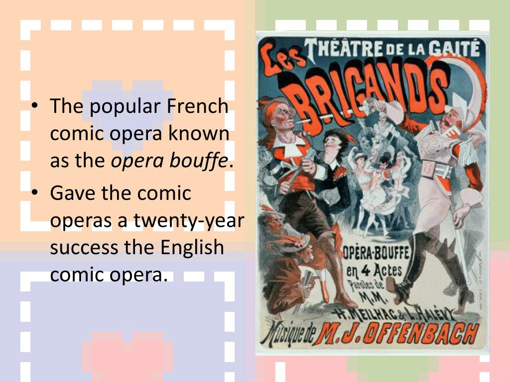 PPT - Broadway Musical Comic Opera And Operetta Week 6 PowerPoint ...