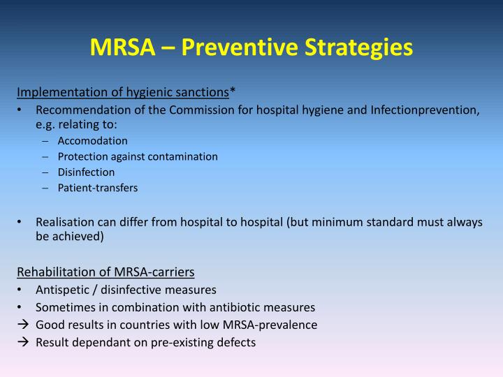 PPT - MRSA – Methicillin resistant Staphylococcus Aureus – PowerPoint ...