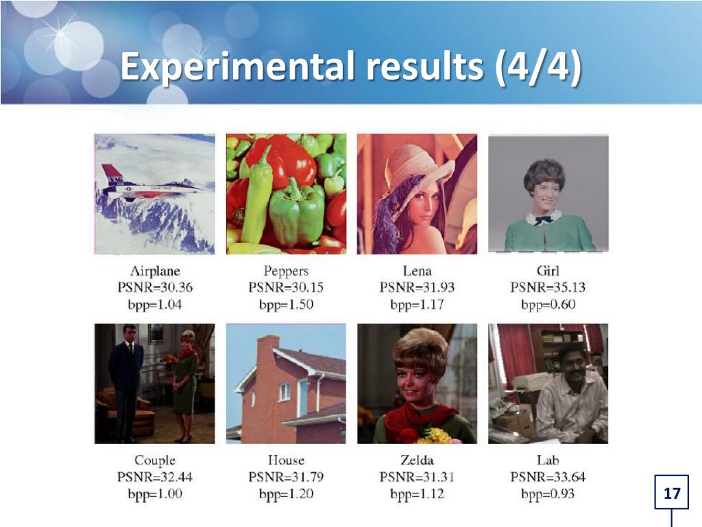 Ppt Color Image Compression Based On Block Truncation Coding Using Pattern Fitting Principle 4075
