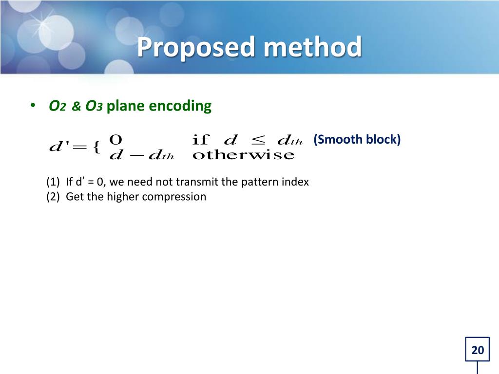 Ppt Color Image Compression Based On Block Truncation Coding Using Pattern Fitting Principle