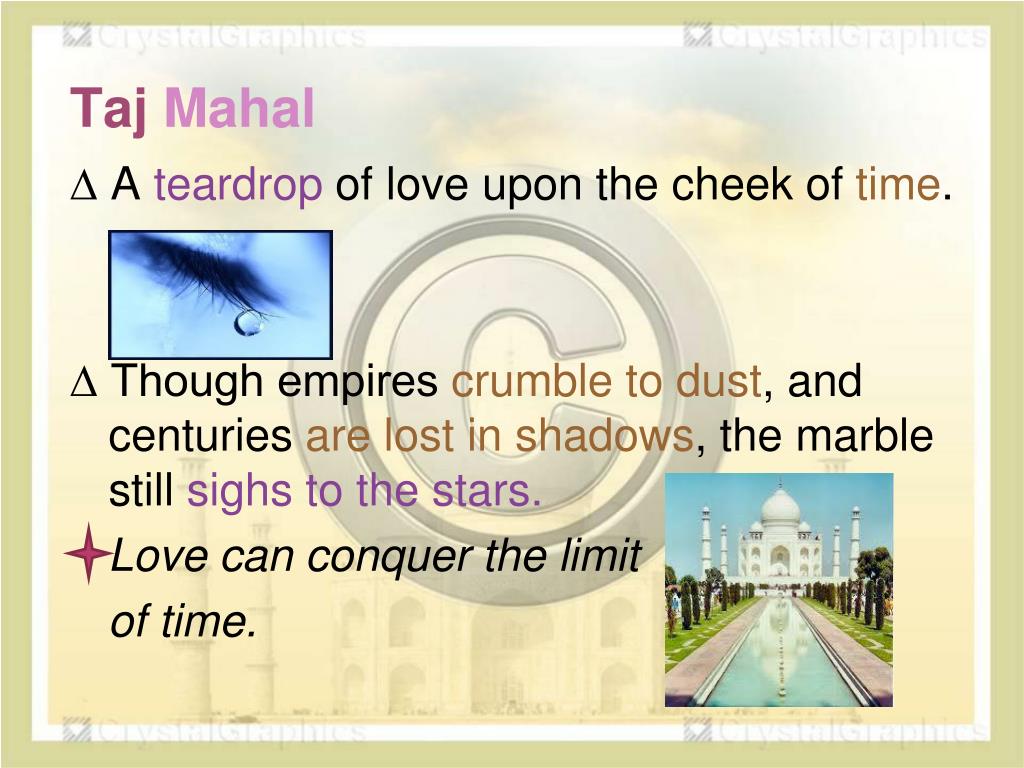 PPT - Taj Mahal The UNESCO World Heritage PowerPoint Presentation, free ...