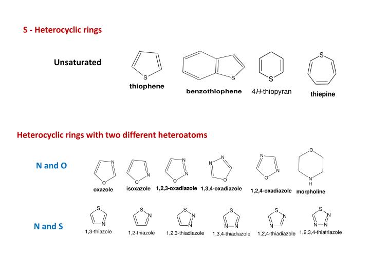 PPT - Heterocyclic Compounds PowerPoint Presentation - ID:1917059