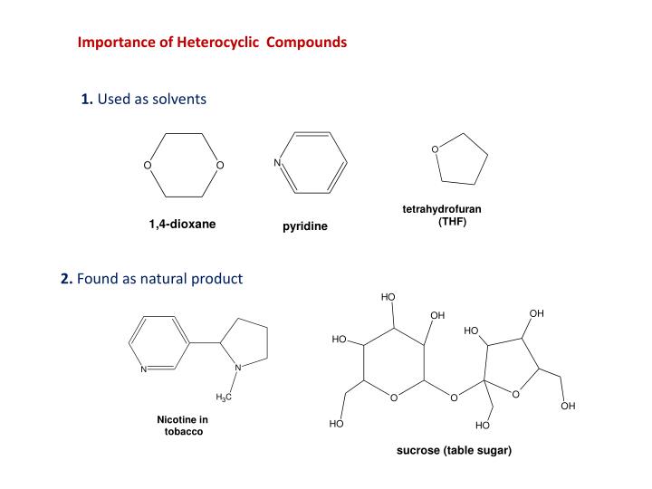 PPT - Heterocyclic Compounds PowerPoint Presentation - ID:1917059