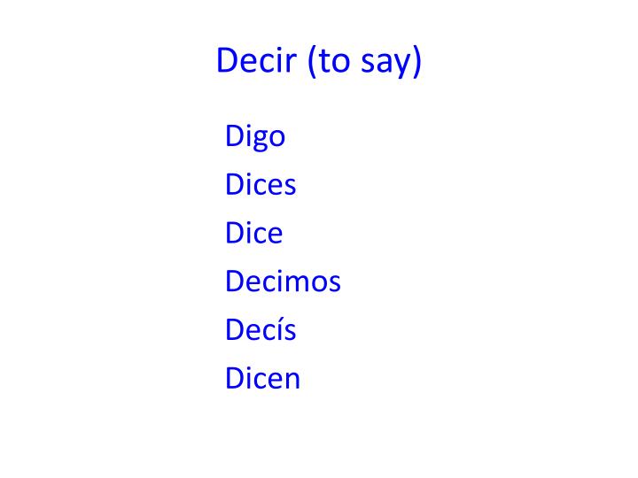 PPT - El presente indicativo de verbos PowerPoint Presentation - ID:1917156