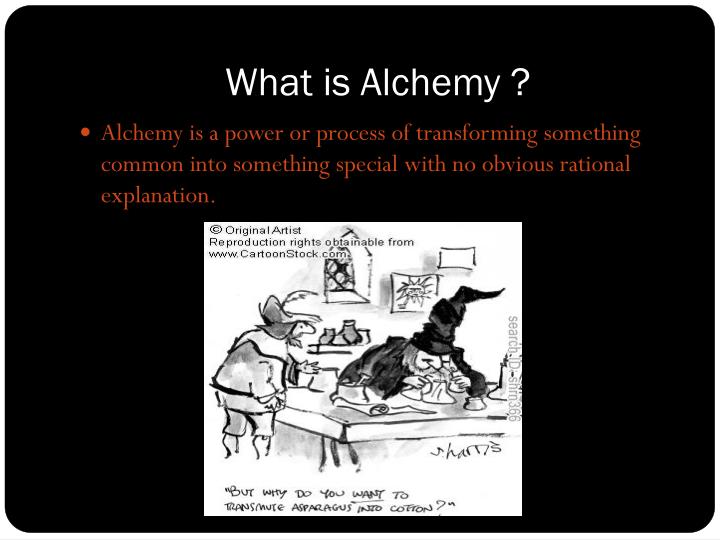 PPT - ALCHEMY PowerPoint Presentation - ID:1917258
