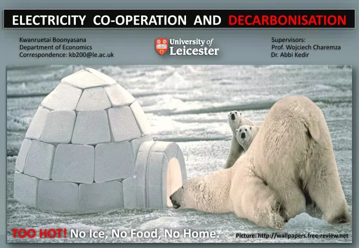 PPT - ELECTRICITY CO-OPERATION AND DECARBONISATION PowerPoint ...