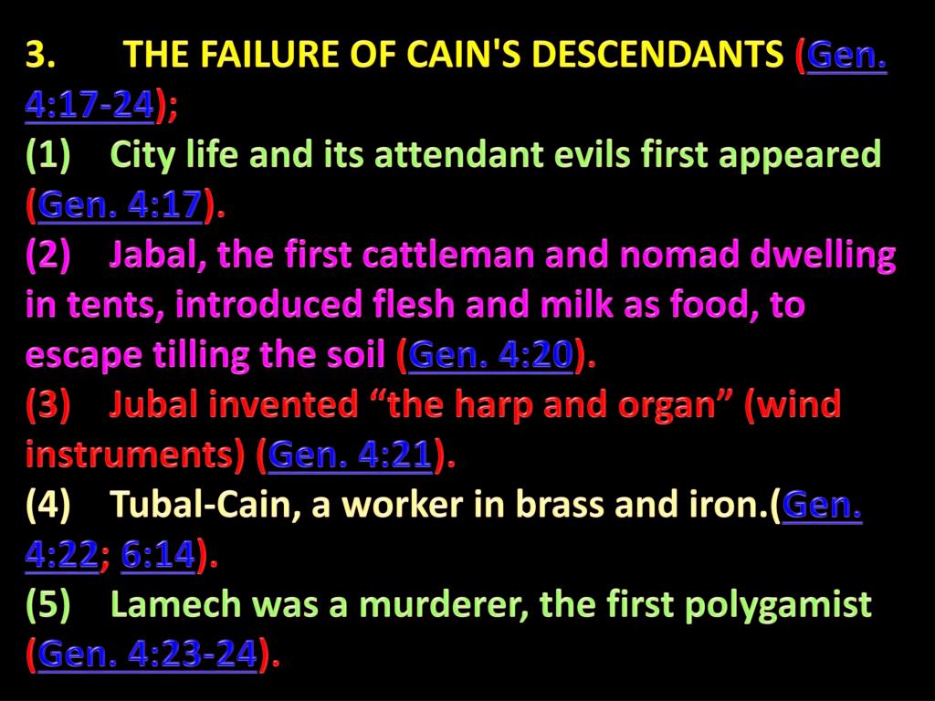 PPT - The Dispensation of Conscience ( Gen. 3:22–8:14 ) THE ...