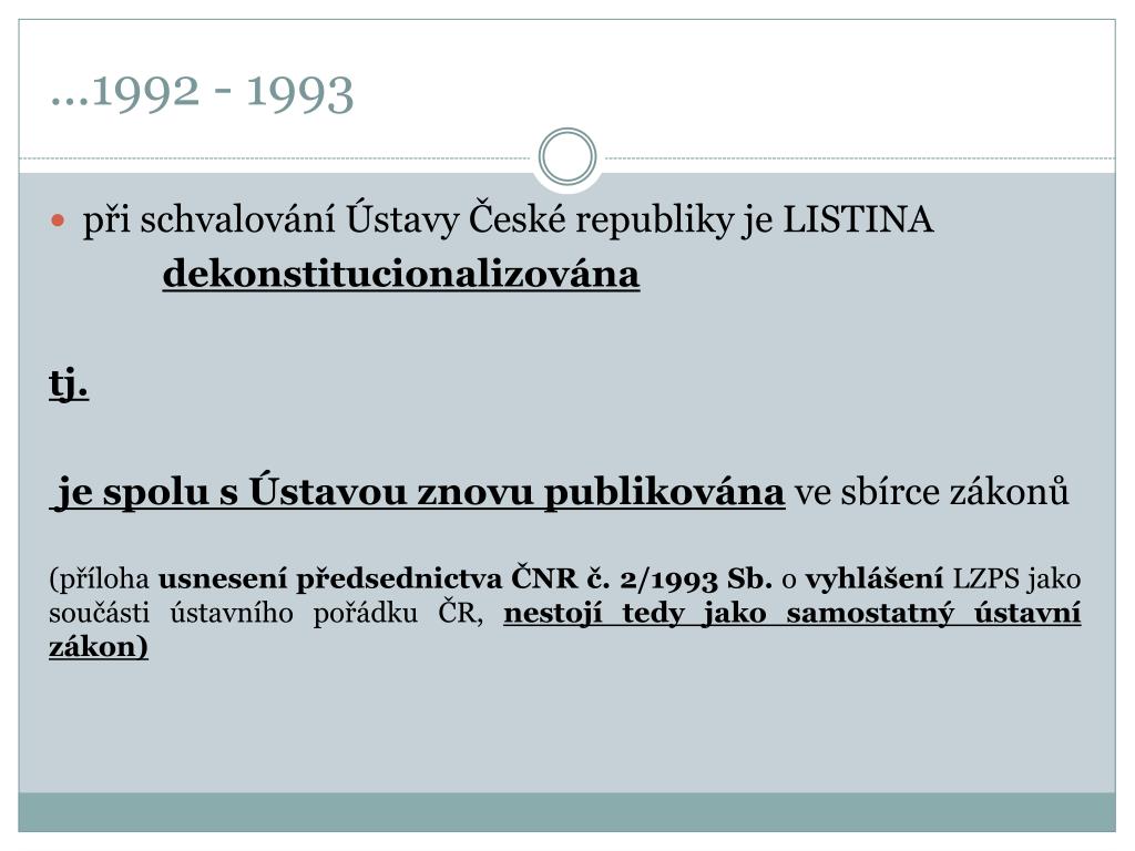 PPT - Listina základních práv a svobod PowerPoint Presentation, free ...