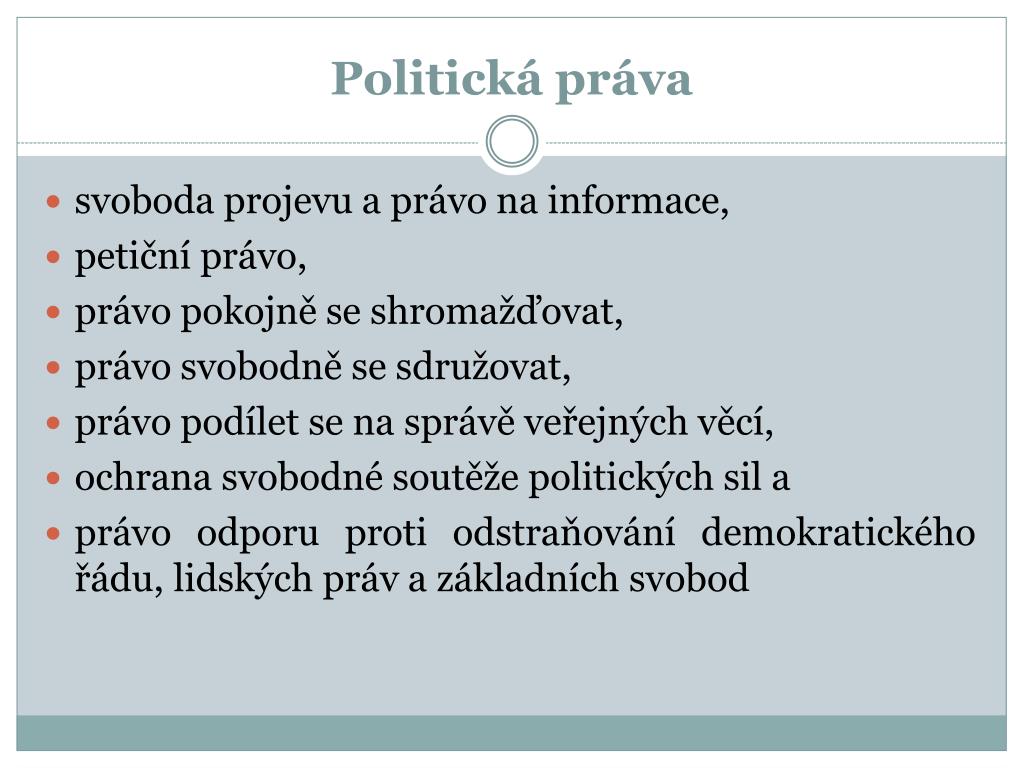PPT - Listina základních práv a svobod PowerPoint Presentation, free ...