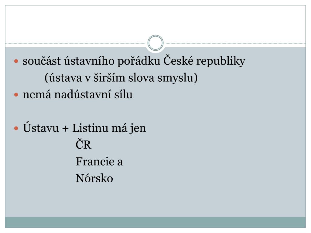 PPT - Listina základních práv a svobod PowerPoint Presentation, free ...