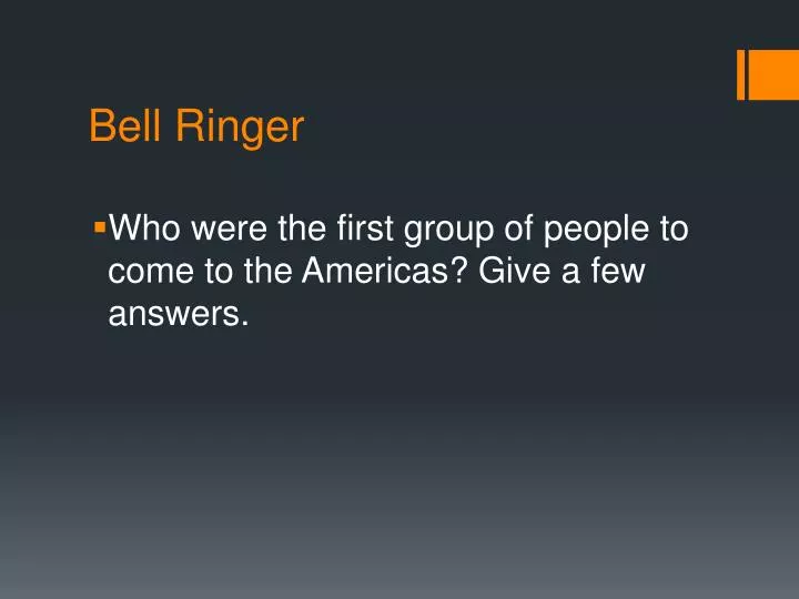 PPT - Bell Ringer PowerPoint Presentation, free download - ID:1917722