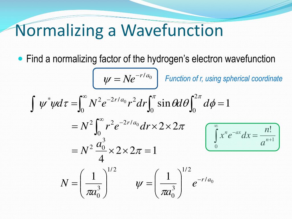 Normalize Wave Function Calculator Calculatorw