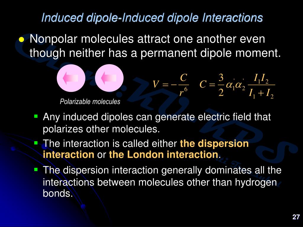 PPT - Physical Chemistry III 01403343 Molecular Interactions PowerPoint ...