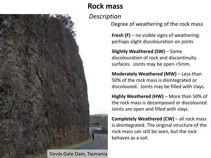 PPT - Rock mechanics Rock substance Rock mass Rock mass classification ...