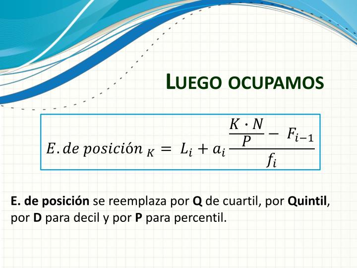 PPT - Medidas de posición PowerPoint Presentation - ID:1918390
