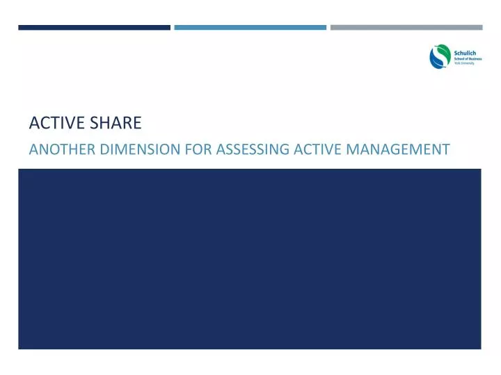 PPT - Active Share PowerPoint Presentation, free download - ID:1918396