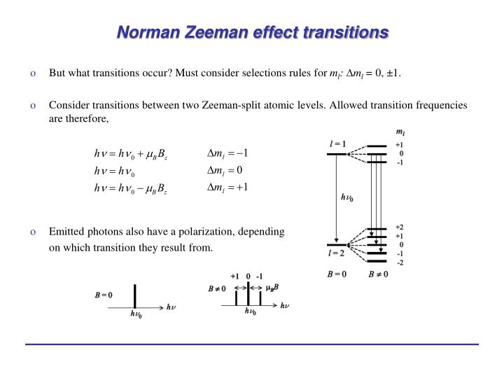 PPT - The Zeeman Effect PowerPoint Presentation - ID:1918739