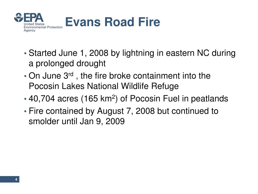 PPT - Estimating Emissions for the 2008 Evans Road Fire in North ...