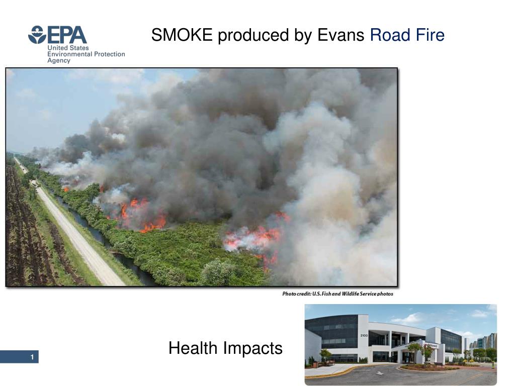 PPT - Estimating Emissions for the 2008 Evans Road Fire in North ...