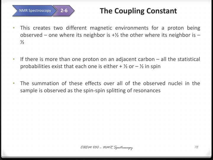 PPT - NMR Spectroscopy PowerPoint Presentation - ID:1919328