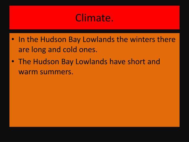 PPT - Hudson Bay Lowlands. PowerPoint Presentation - ID:1920487