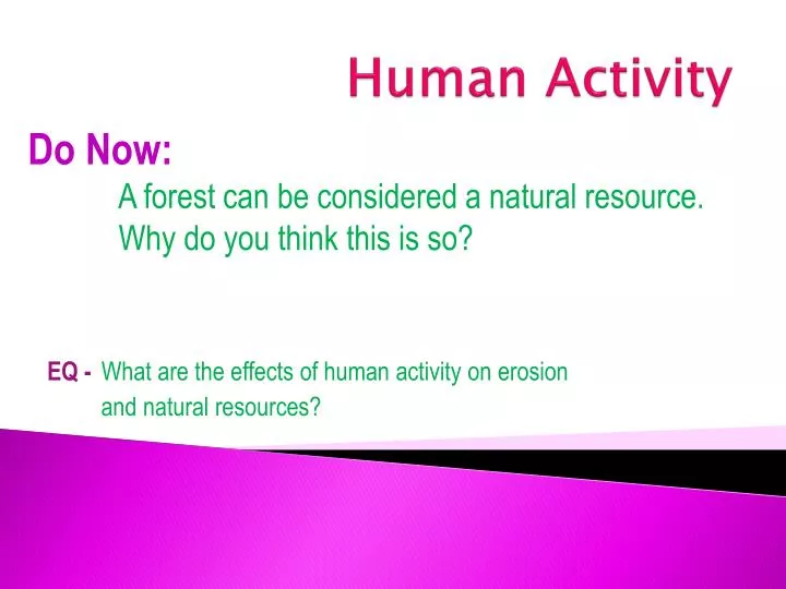PPT - Human Activity PowerPoint Presentation, free download - ID:1920632
