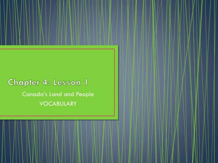 PPT - Chapter 4: Lesson 1 PowerPoint Presentation, free download - ID ...