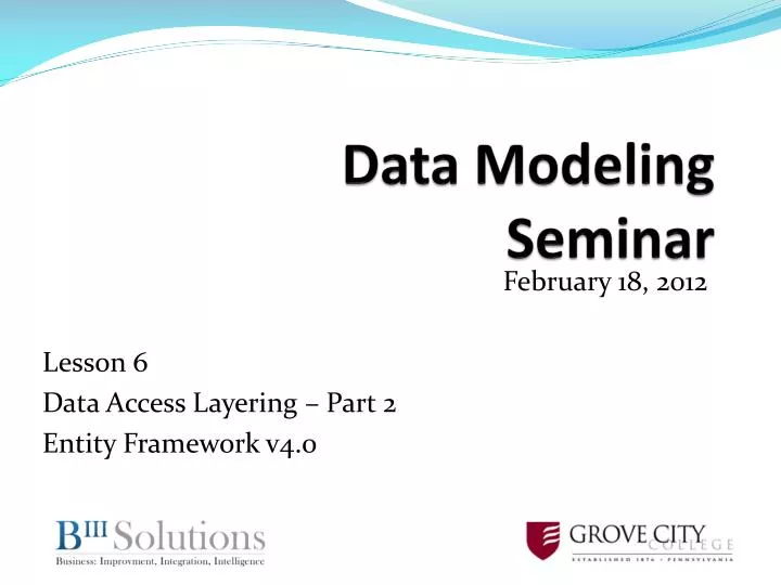 PPT - Data Modeling Seminar PowerPoint Presentation, free download - ID ...