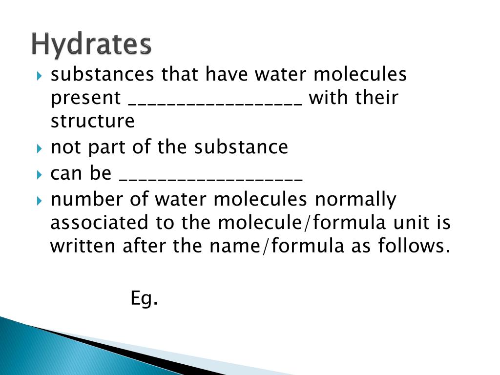 PPT - Chemical Nomenclature the naming and writing of chemical formulae ...