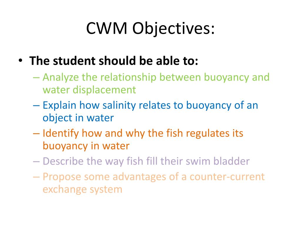 PPT - Salinity and Buoyancy: Fish Swim Bladder PowerPoint Presentation ...