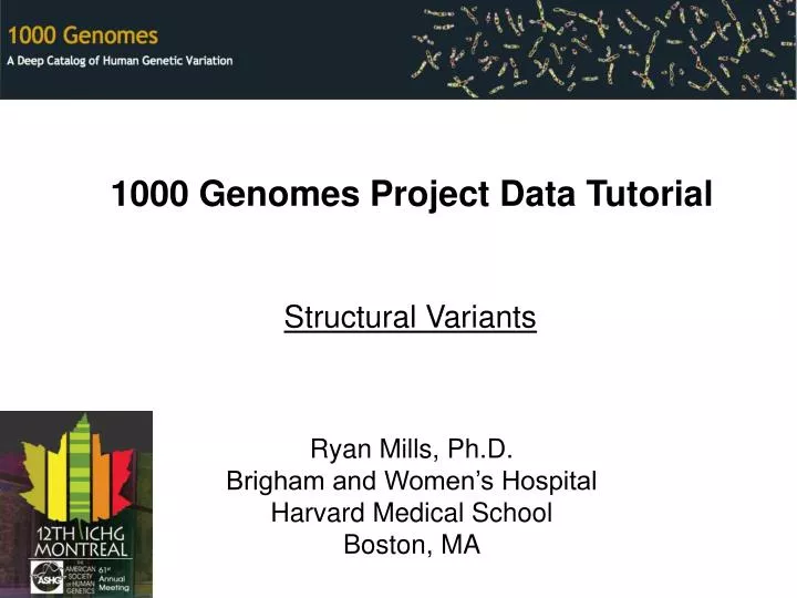 PPT - 1000 Genomes Project Data Tutorial PowerPoint Presentation, free ...