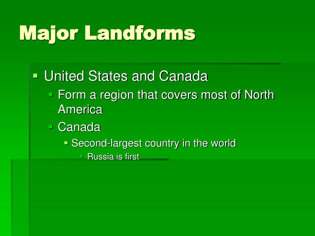 PPT - Physical Geography of the United States and Canada PowerPoint ...