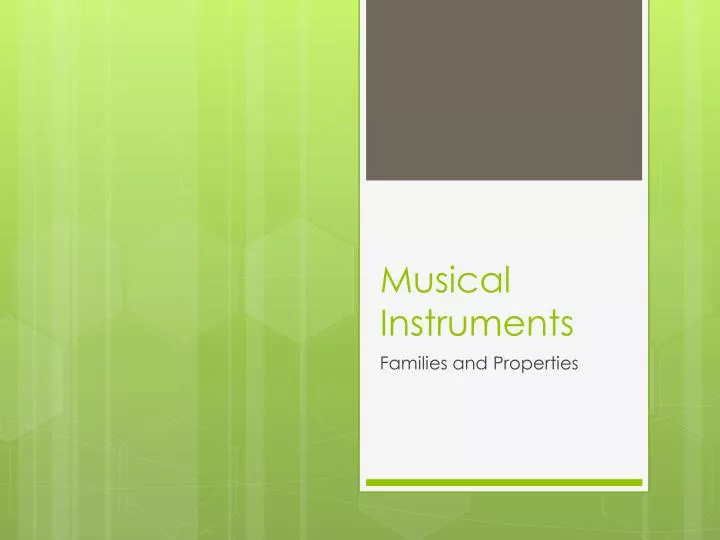 PPT - Musical Instruments PowerPoint Presentation, free download - ID ...